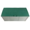 Green Outdoor Storage Box - 290L Large Capacity - Waterproof & Lockable ...