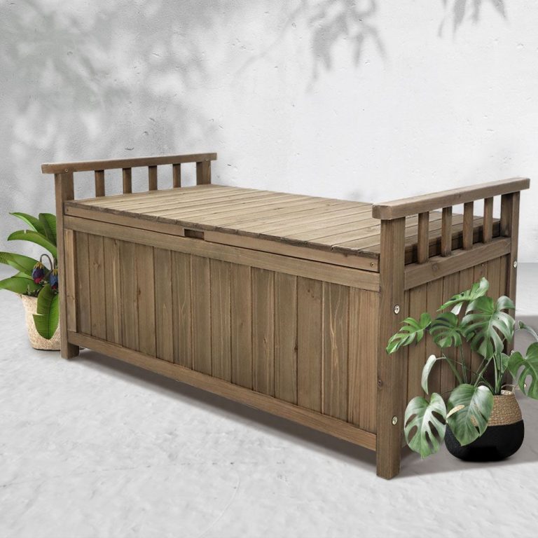 Outdoor Storage Box Bench Seat 490L - Outdoor Storage Boxes